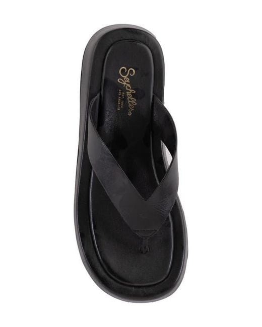 Seychelles Nautical Flip Flop Sandal in Black | Lyst