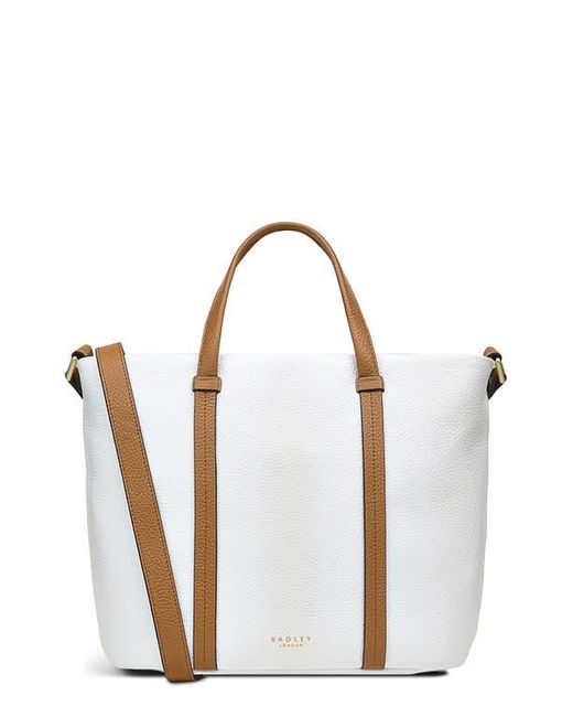 Radley Farringdon Pebbled Leather Tote Bag in Blue | Lyst
