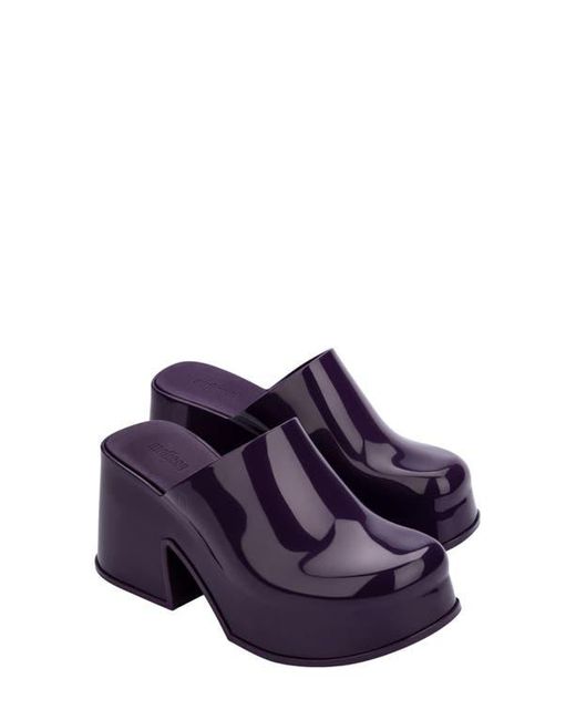 Melissa Mia Platform Mule in Purple | Lyst