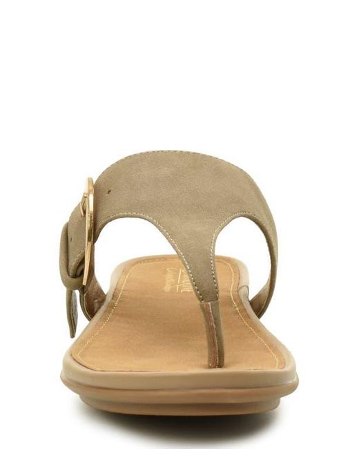 Catherine Malandrino Martie Thong Toe Sandal in Natural | Lyst