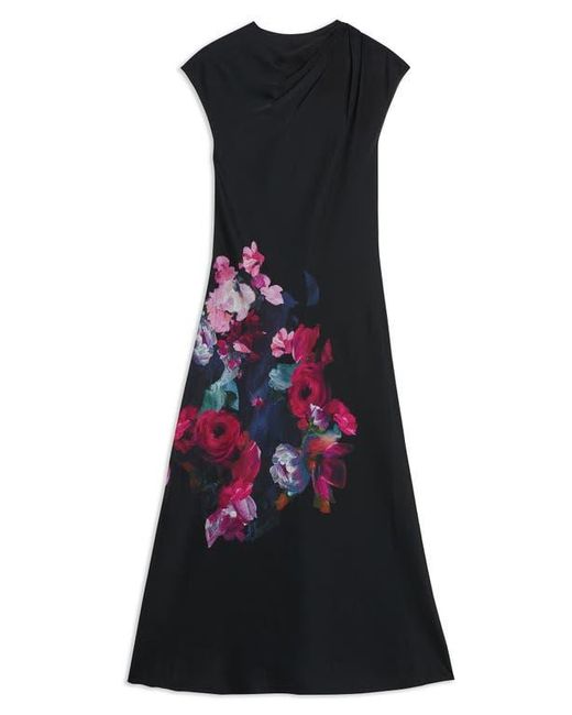 Ted Baker Rahlee Floral Midi Slipdress in Red | Lyst