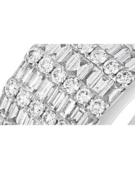 Bony Levy 18K Multi Row Diamond Band Ring | Lyst Bony Levy 18K Multi Row Diamond Band Ring | Lyst