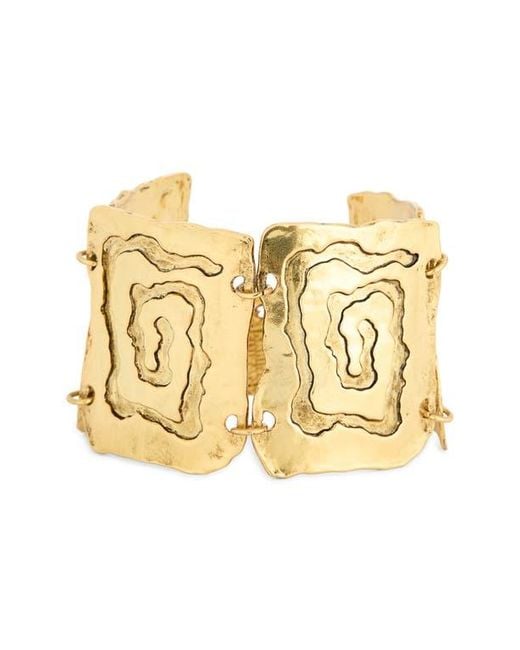 Karine Sultan Spiral Texture Bracelet in Metallic | Lyst