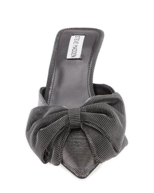 Steve Madden Ander Pointed Toe Kitten Heel Mule in White | Lyst