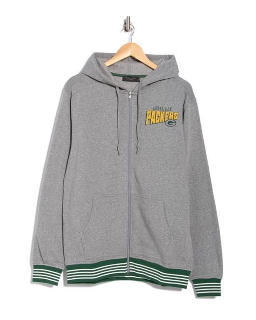 Junk Food Field Goal Packers Full Zip Hoodie in Gray for Men | Lyst