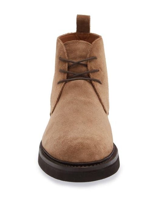 Allen Edmonds Suede Chukka Lace-Up Boots in Brown for Men | Lyst