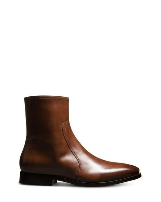 Allen Edmonds Siena Zip Boot in Brown for Men | Lyst