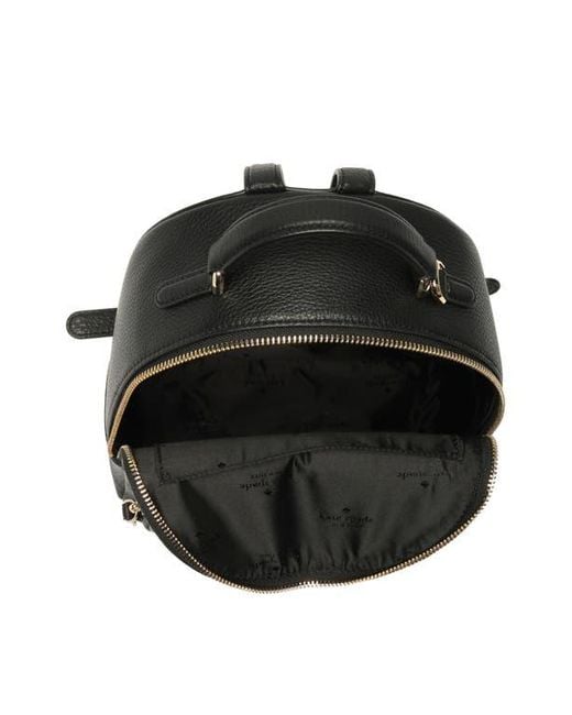 Kate Spade Medium Leather Backpack in Black | Lyst