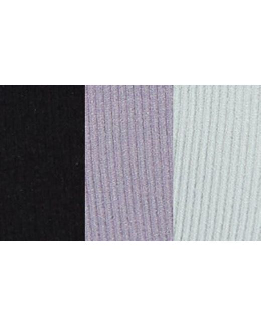 Danskin 3 Pack Two Tone Rib Bralettes In Black Lyst