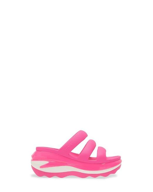 Crocs™ Mega Crush Platform Wedge Sandal in Pink | Lyst