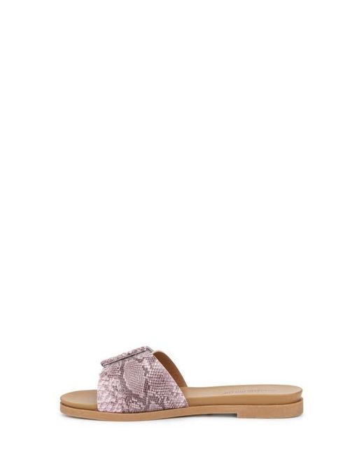 Olivia Miller Bendy Comfort Slide Sandal in Pink | Lyst
