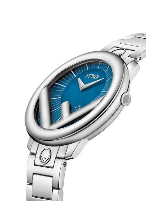 Fendi Run Away Bracelet Watch, 36Mm in Blue | Lyst