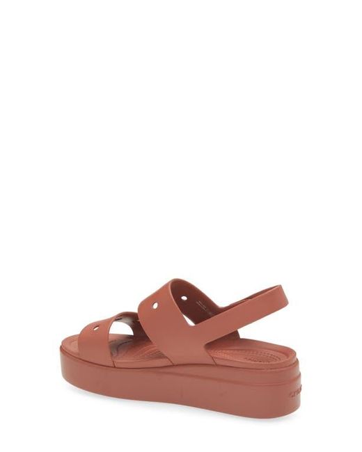 Crocs™ Brooklyn Slingback Platform Wedge Sandal in Pink | Lyst