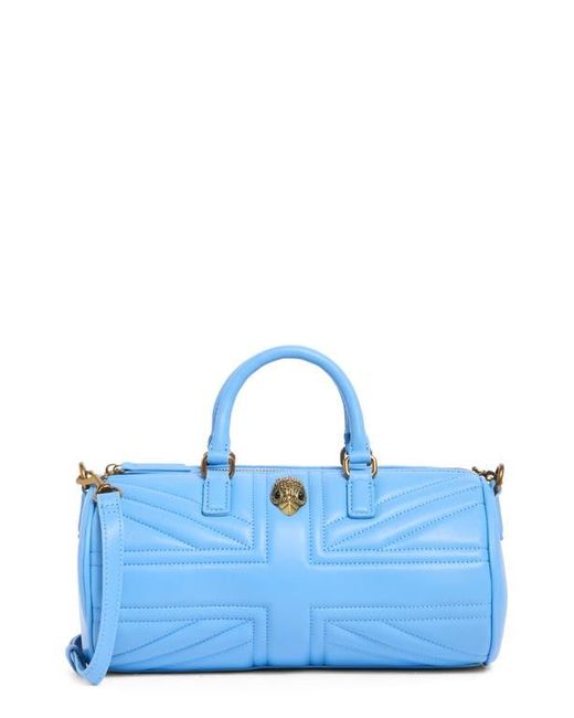 Kurt Geiger Kensington Uj Quilted Leather Barrel Bag in Blue | Lyst