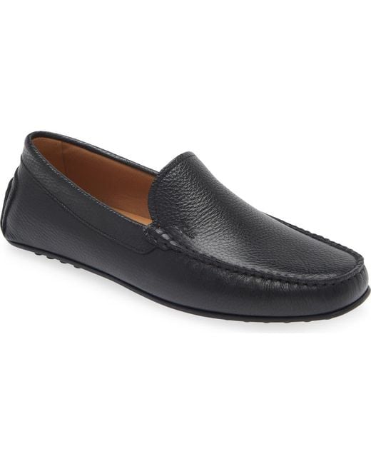 BOSS Grady Driving Loafer in Blue for Men | Lyst