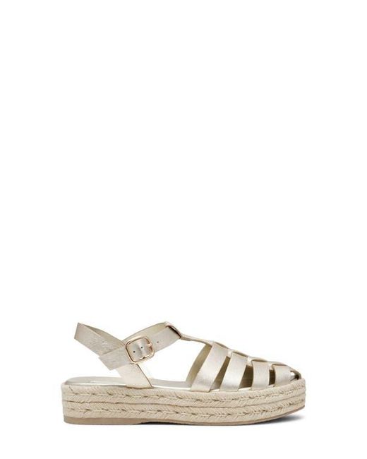 Steve Madden Marlin Espadrille Fisherman Sandal in White | Lyst