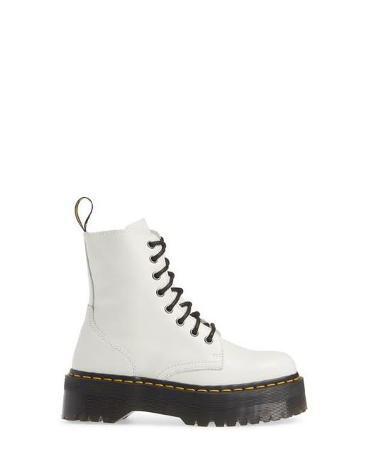 Dr. Martens Gender Inclusive Jadon Platform Boot in White | Lyst