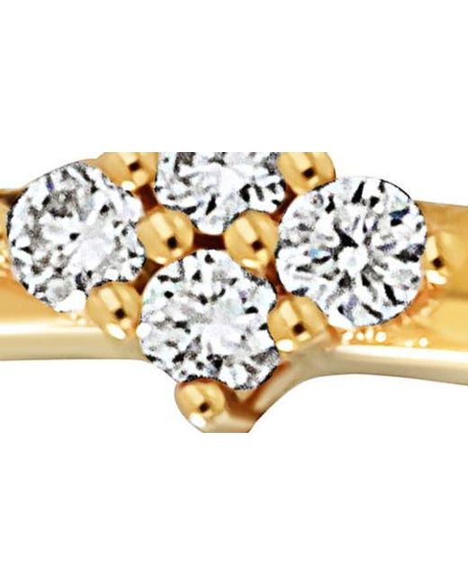 Bony Levy Rita 18K Diamond Stackable Ring in Metallic | Lyst