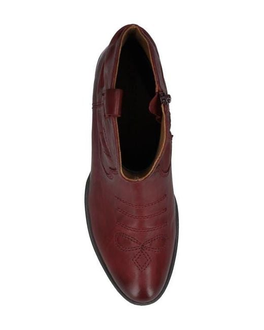 Josef Seibel Daphne Western Boot in Red | Lyst