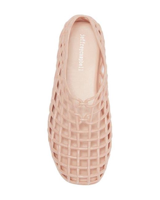 Jeffrey Campbell Mimz Caged Slip-On in Pink | Lyst