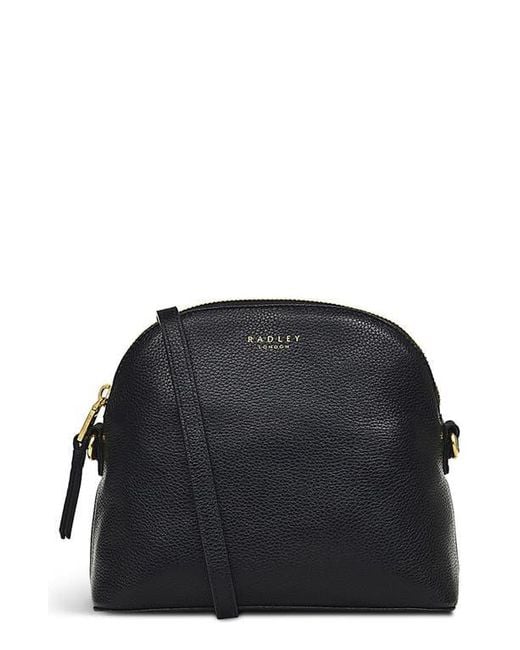Radley Chelsea Mini Leather Crossbody Bag in Black | Lyst