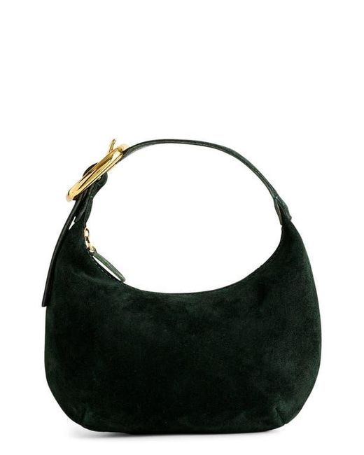 Madewell The Mini Oiled Suede Bag in Black | Lyst