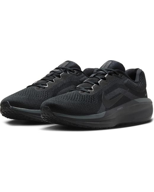 Nike Air Winflo 11 Running Shoe in Black for Men | Lyst