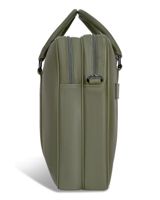 CHAMPS Onyx Leather Briefcase in Green for Men | Lyst