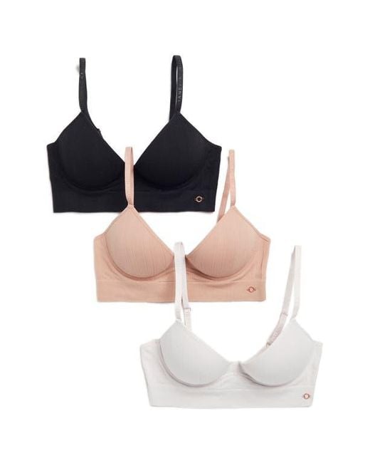 Danskin Seamless 3-Pack Molded Balconette Bras | Lyst