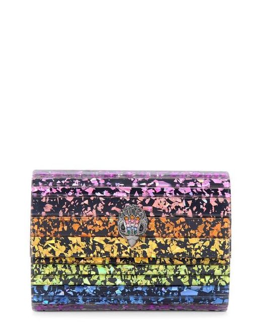 Kurt Geiger Mini Party Eagle Clutch In Blue Lyst