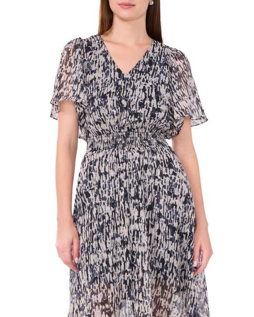 Halogen® Flutter Sleeve Maxi Dress in White | Lyst