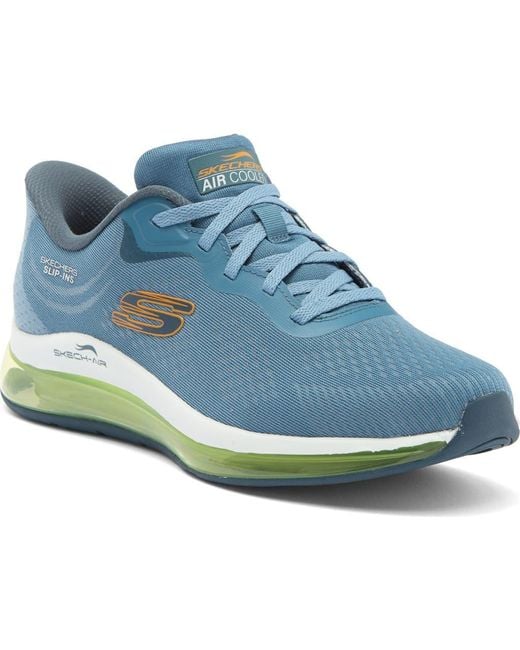 Skechers Slip-In Skech-Air Element 2.0 Slip-On Sneaker in Blue for Men ...