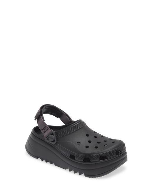 Crocs™ Classic Hiker Xscape Slingback Platform Clog in Black | Lyst