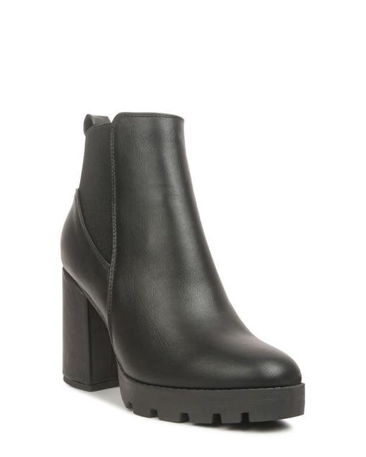 LONDON RAG Bolt Lug Sole Bootie in Black | Lyst
