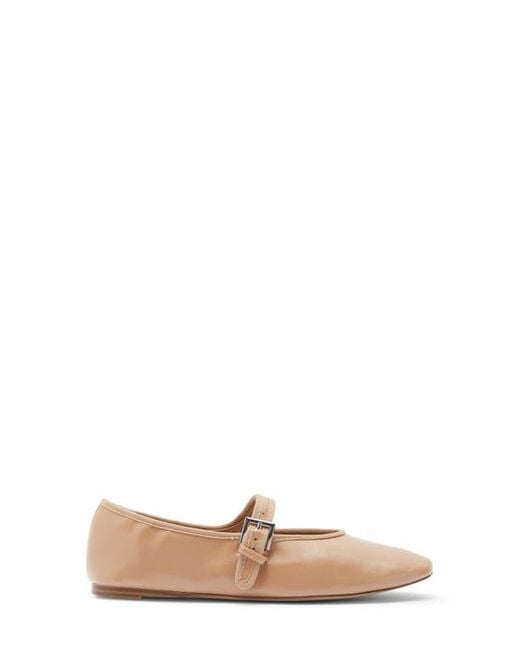 Steve Madden Judee Square Toe Mary Jane in Natural | Lyst