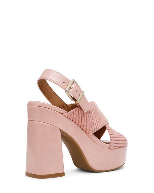Dolce Vita Wentz Platform Slingback Sandal in Pink | Lyst