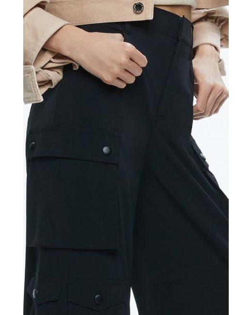 Alice + Olivia Olympia Mr. Baggy Cargo Pants in Blue | Lyst