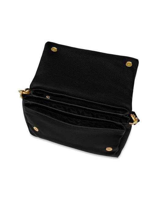 Rebecca Minkoff Foldover Flap Crossbody Bag in Black | Lyst