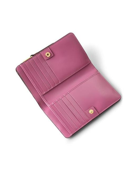 Radley Liverpool Lane Bloom Medium Leather Bifold Wallet in Purple | Lyst