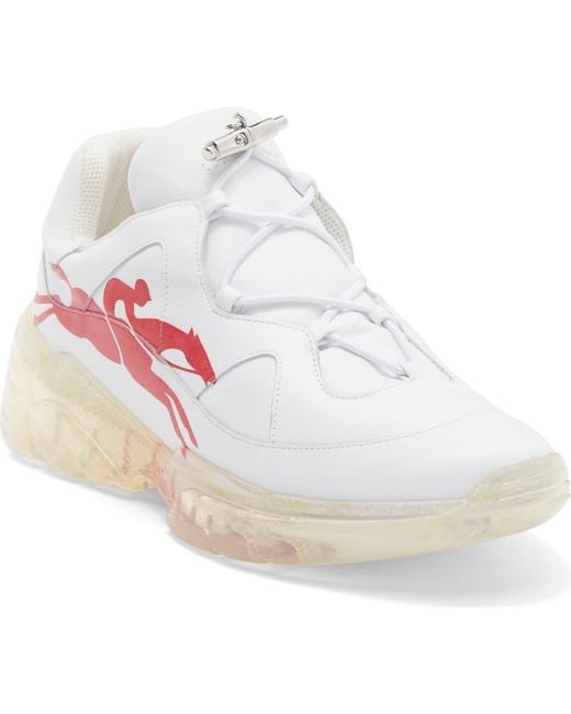Longchamp Logo Sneaker in White | Lyst
