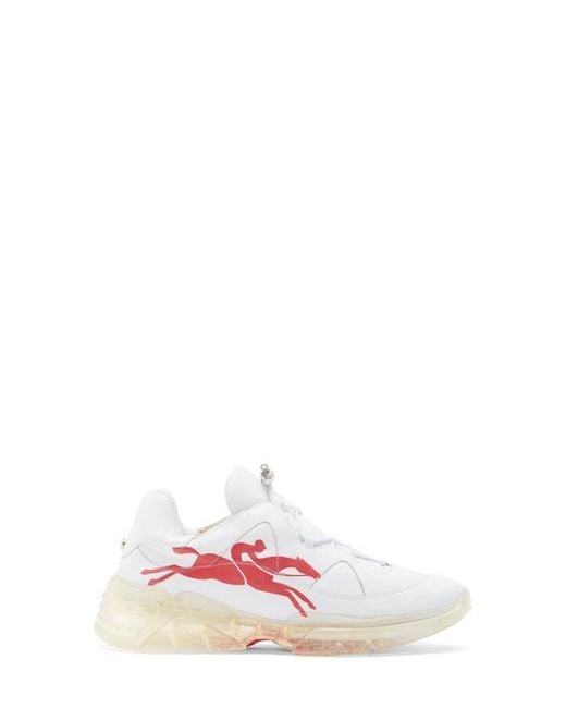Longchamp Logo Sneaker in White | Lyst