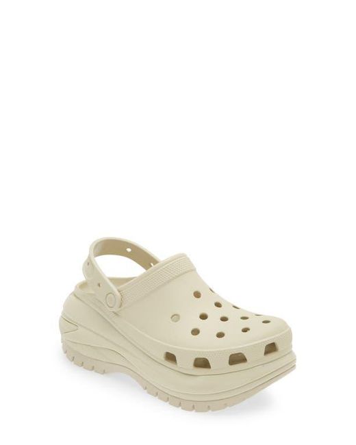 Crocs™ Classic Mega Crush Platform Clog in White | Lyst
