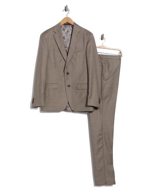 No Ordinary Joe by Ted Baker Jake Wool Suit in Natural for Men | Lyst