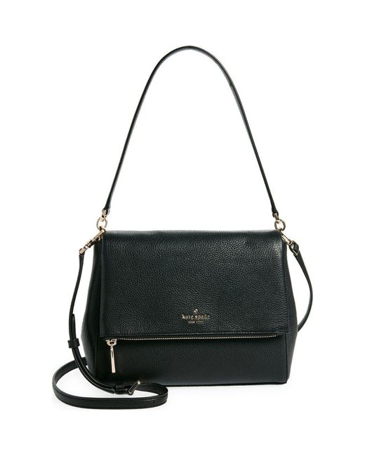 Kate Spade Leila Medium Convertible Shoulder Bag in Black | Lyst