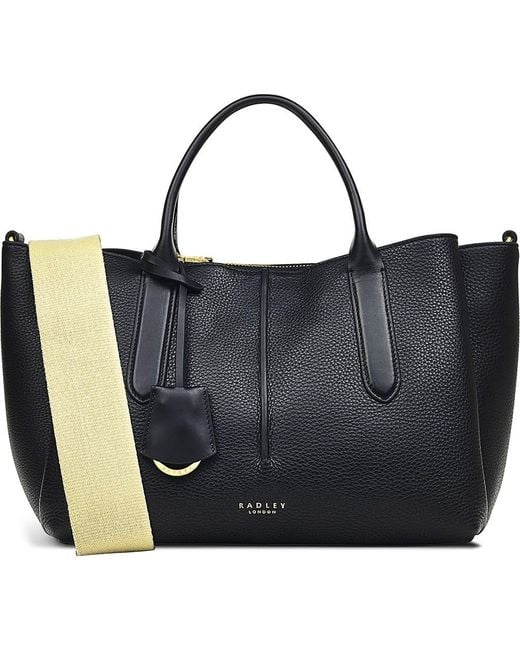 Radley Hillgate Place Leather Satchel in Black | Lyst