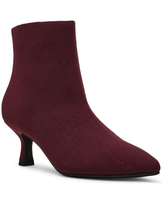 Anne Klein Federica Pointed Toe Bootie in Purple | Lyst