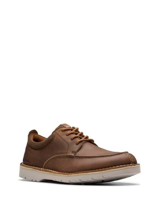Clarks Eastridge Moc Toe Derby in Brown for Men | Lyst