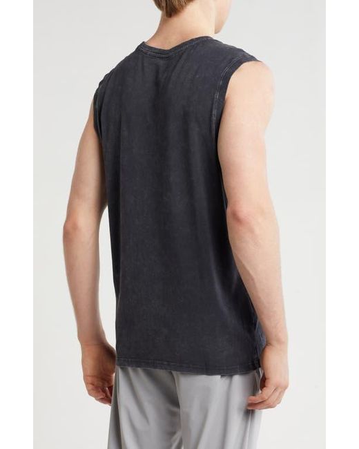 90 Degrees Acid Wash Tank in Black for Men | Lyst