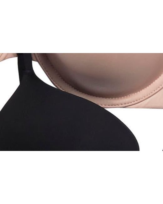 Calvin Klein Pure Micro Lightly Lined Demi Bra in Black | Lyst