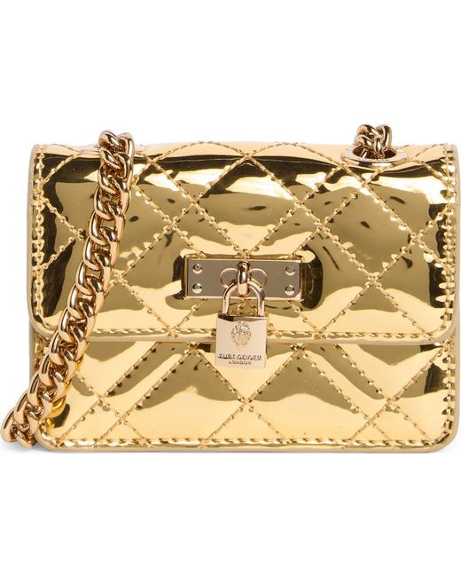 Kurt Geiger Micro Birxton Crossbody Bag in Metallic | Lyst